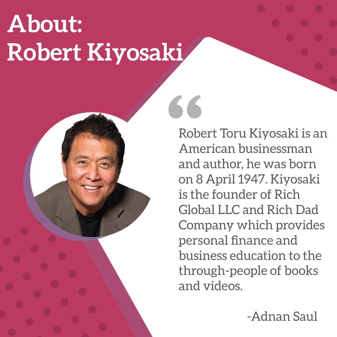 Rich Dad Poor Dad — Book Summary — Robert Kiyosaki By Summaries World