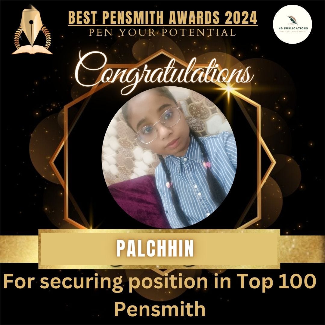 Palchhin — A brilliant writer. Congratulations for securing position… | by Hspublication | Medium