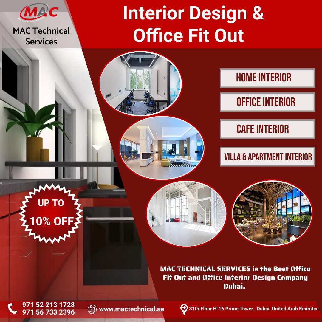 Interior Design and Office Fit Out Company Dubai - MAC Technical Services UAE - Medium