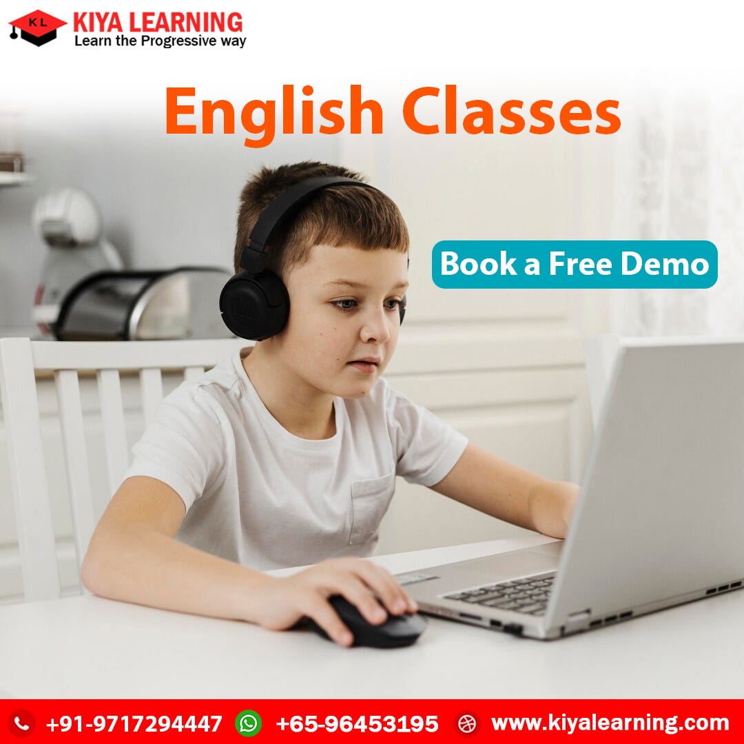 english Empowering Young Minds: Kiya Learning English Classes in ...