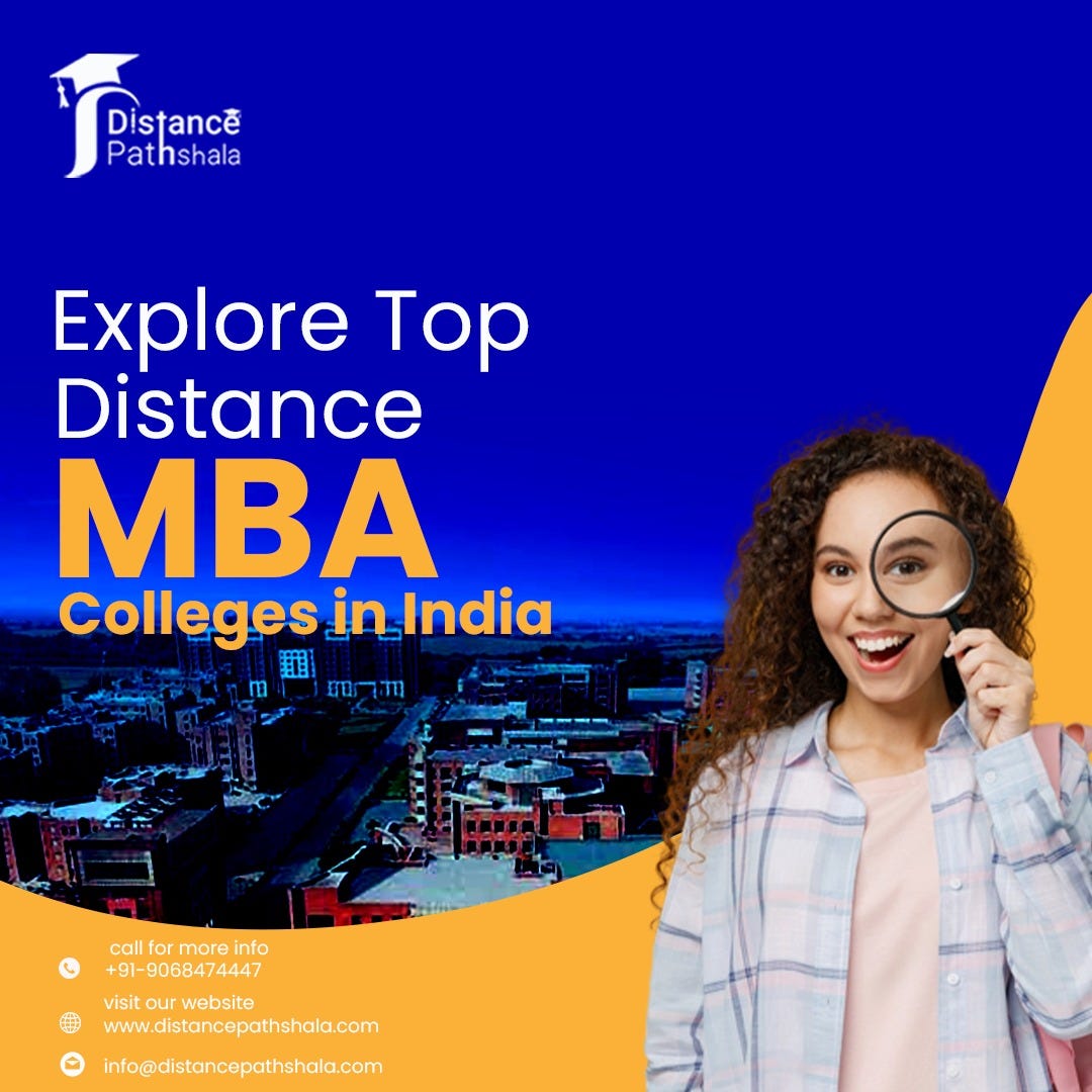 Explore Top Distance MBA Colleges In India By Distance Pathshala Medium