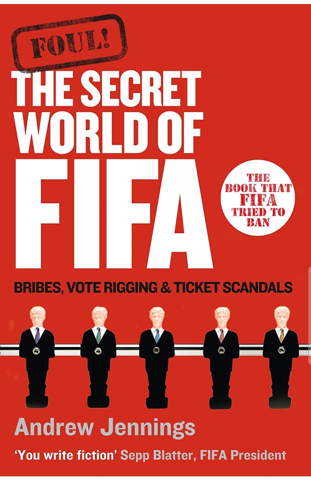 Book review of Foul! The secret world of FIFA by Andrew Jennings | by ...