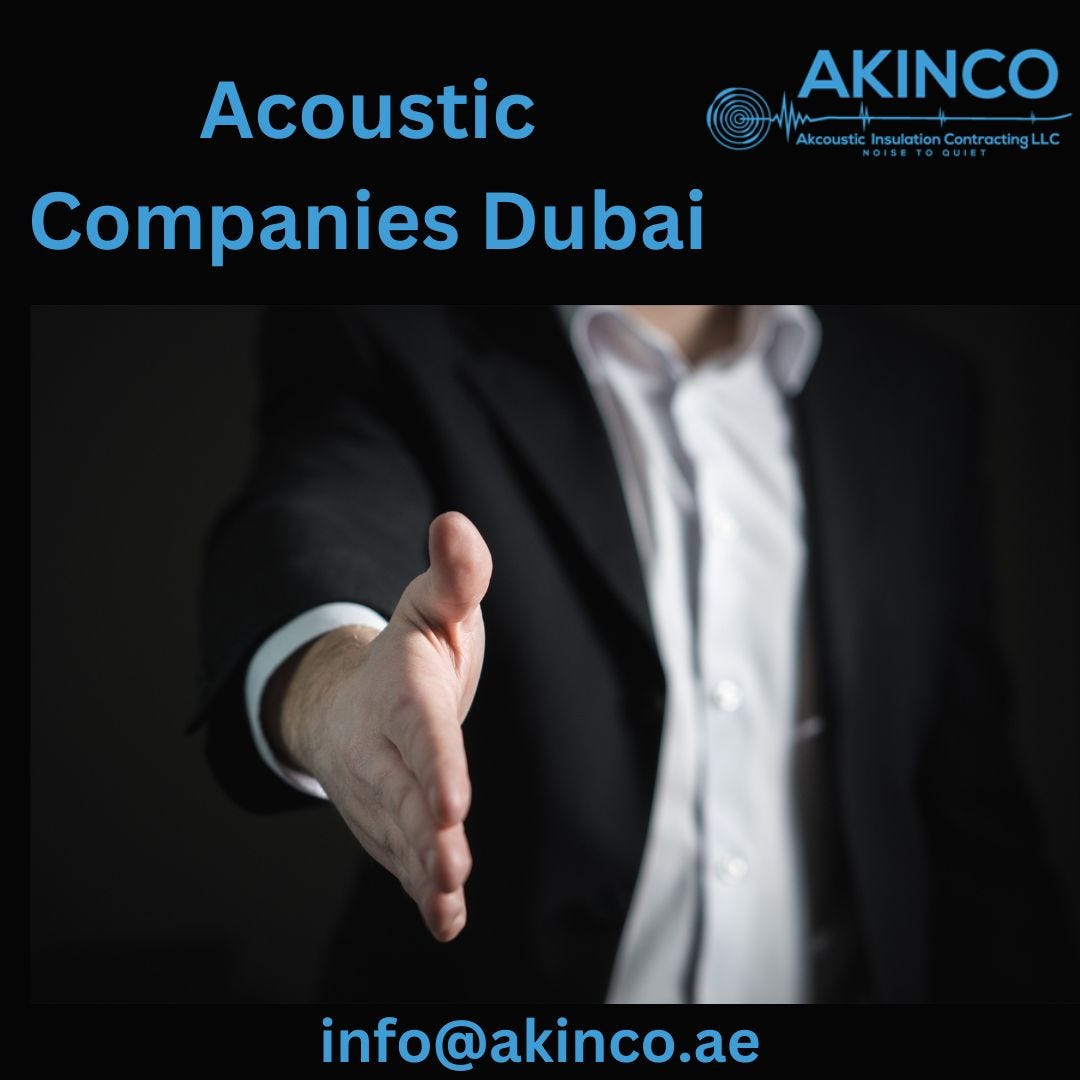 Acoustic Companies Dubai - akinco services - Medium