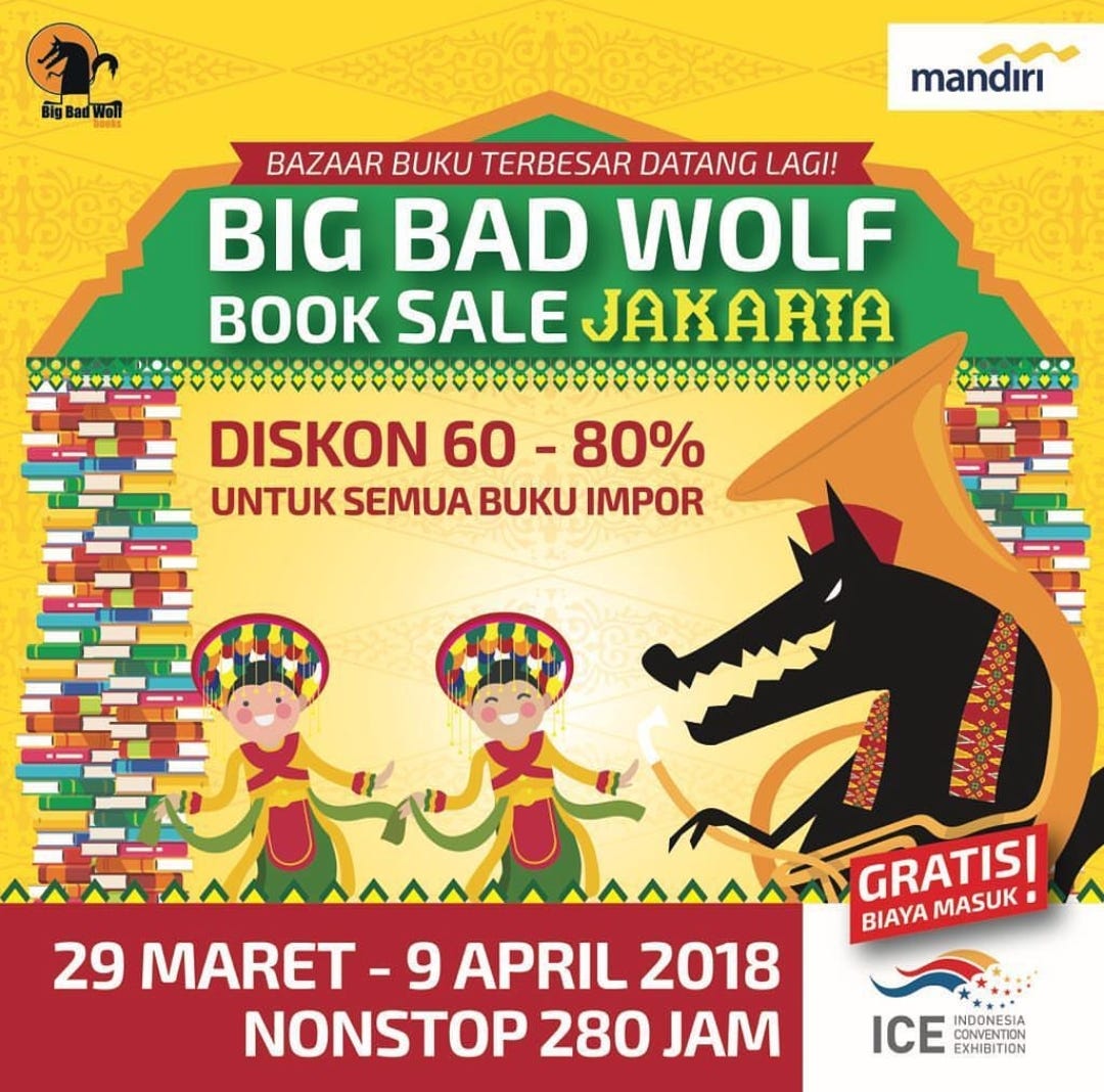 Big Bad Wolf Book Sale Jakarta 2018. | by Josepha Ester Linauli | Medium