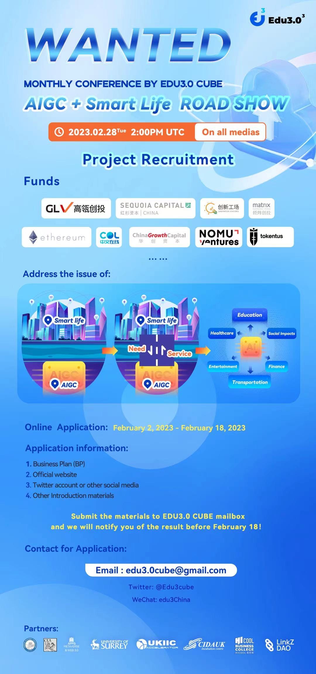 Edu3.0 Conference｜The AIGC+ Smart Living Roadshow registration is now open. | by Edu3.0 Cube ...