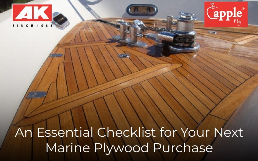 An Essential Checklist for Your Next Marine Plywood Purchase - Vani M ...