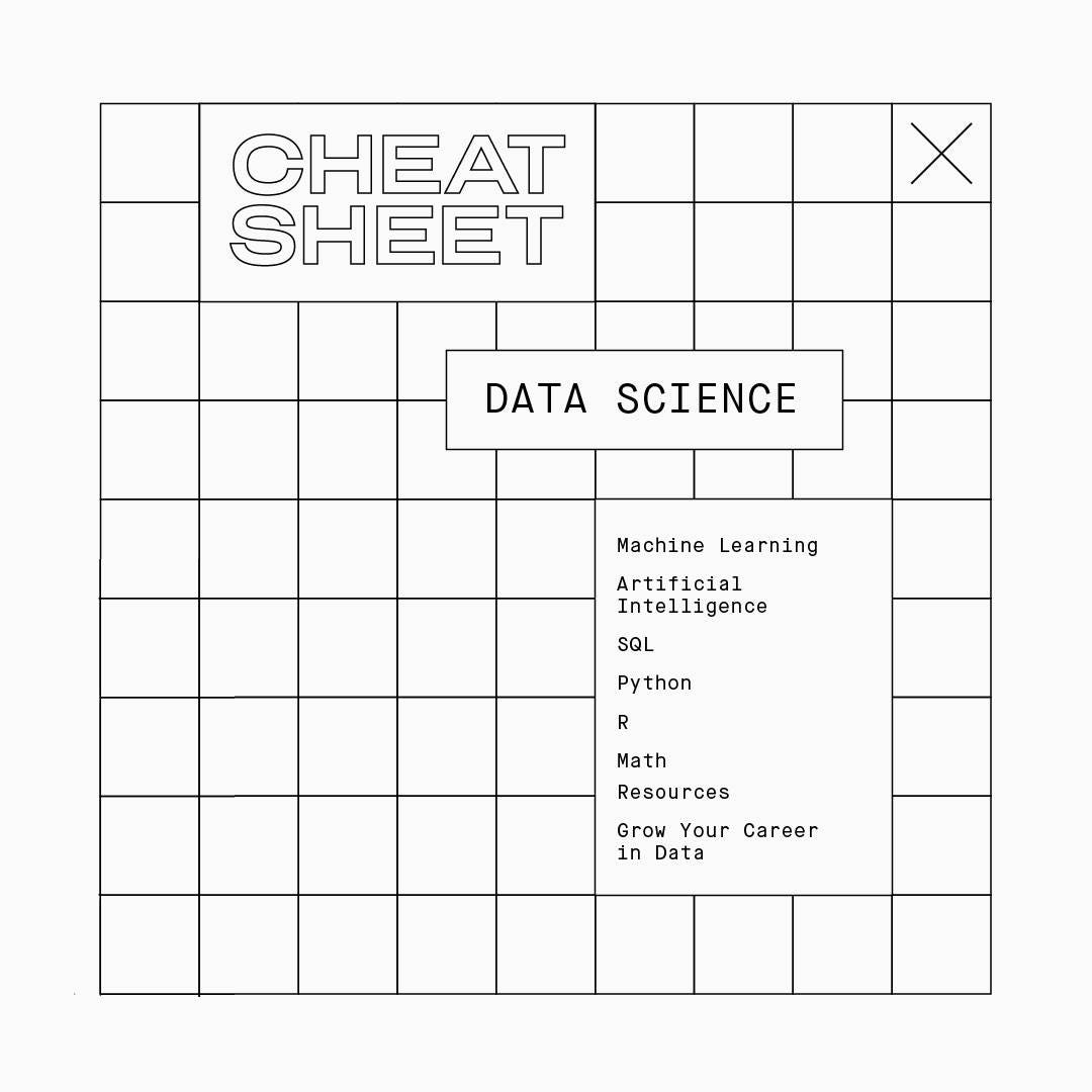 The Ultimate Data Scientist Cheat Sheet | by John Vastola ...