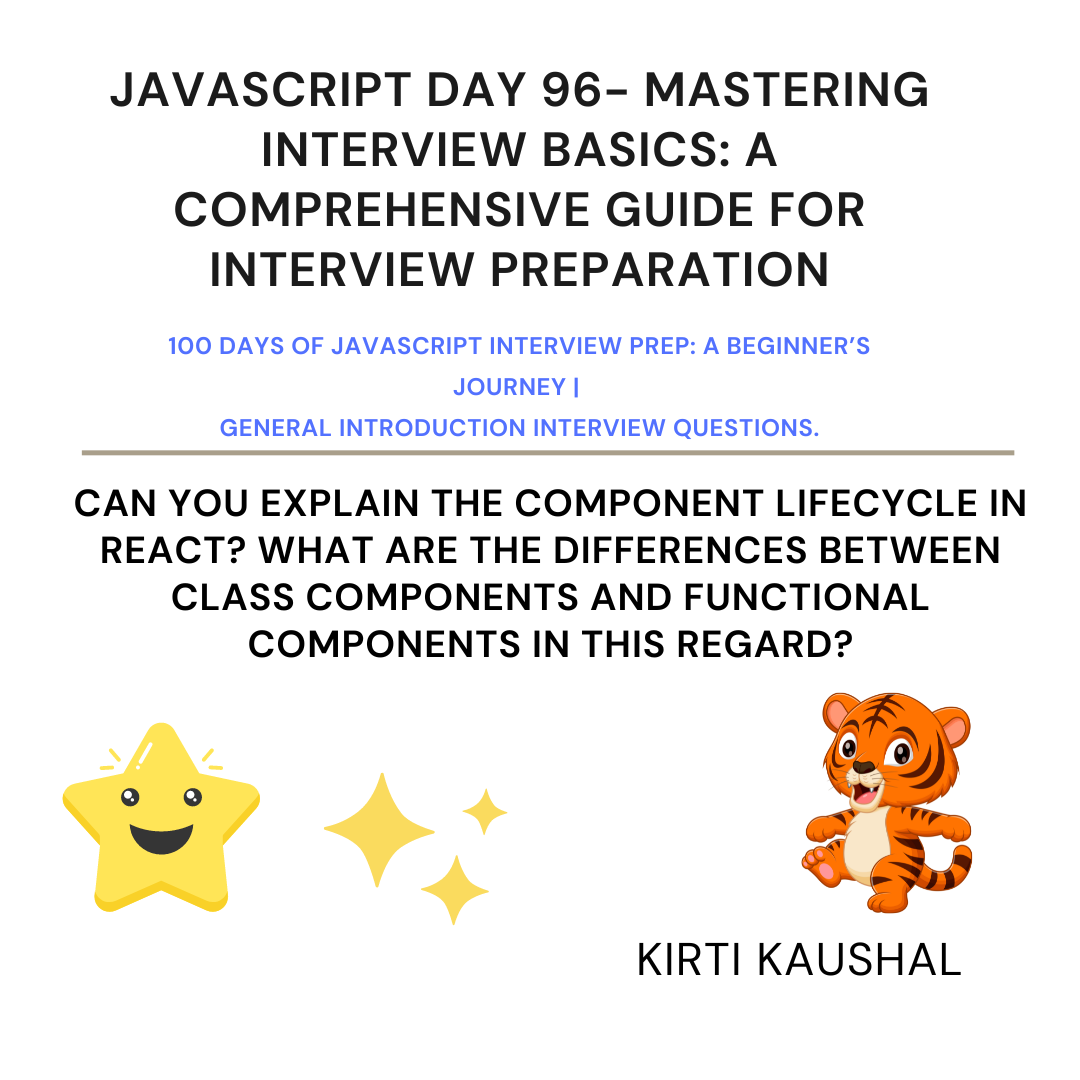 JavaScript Day 96 — Mastering Interview Basics: A Comprehensive Guide for Interview Preparation ...