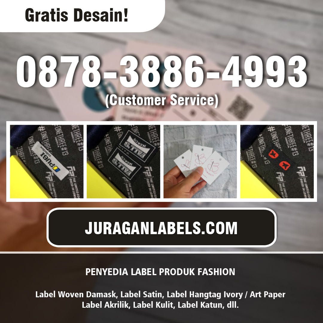WA 087838864993 Label Kain Untuk Baju | by Cetak Hangtag Jombang | Medium