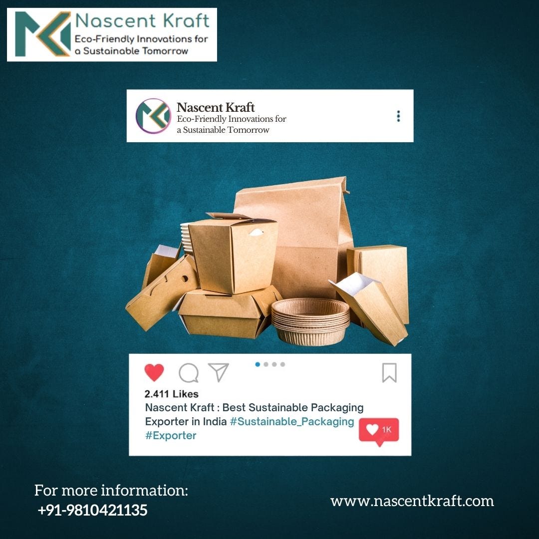 Best Sustainable Packaging Exporter In India - Nascent Kraft - Medium