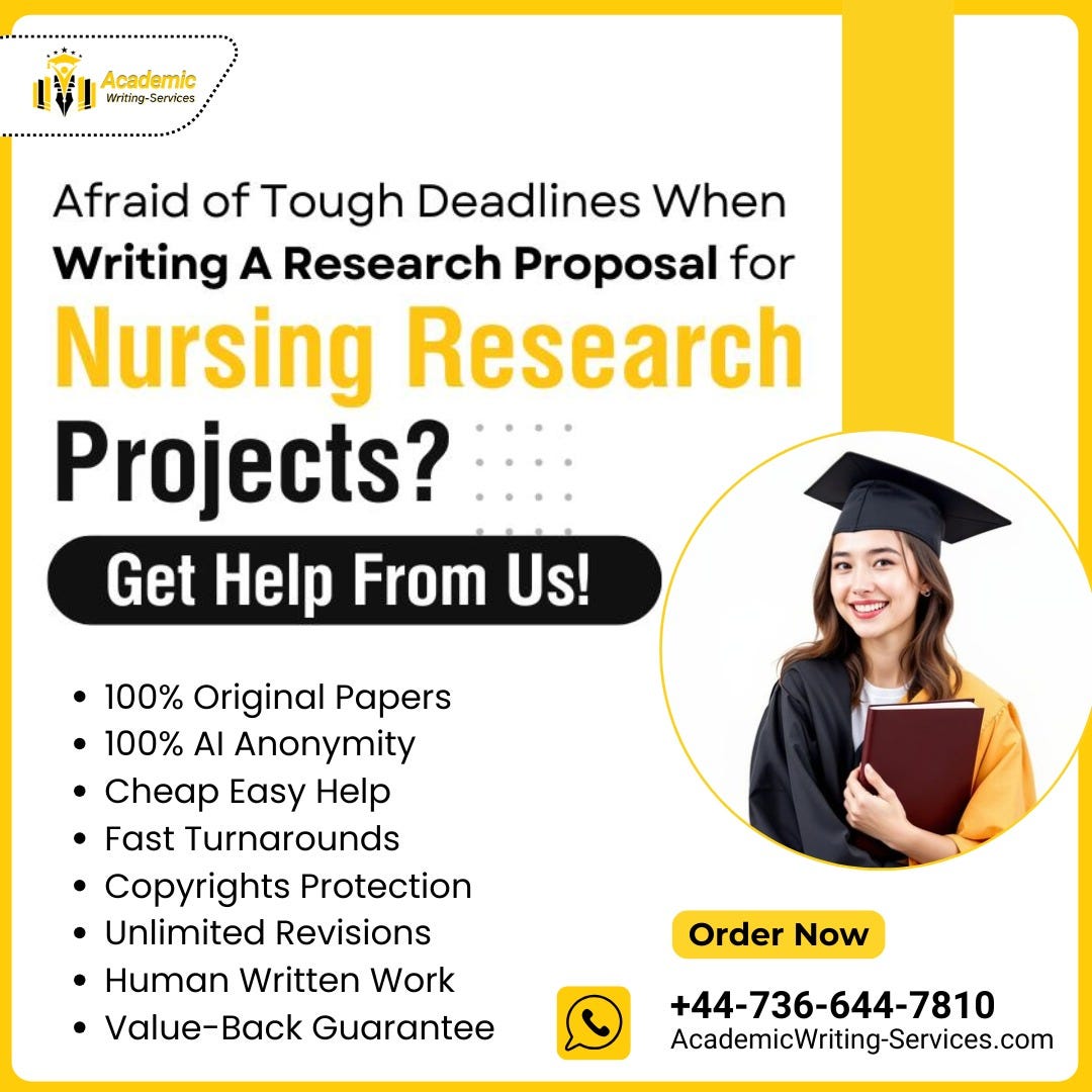 📢 Need help with Your Nursing Research Proposal ? - Amberroy - Medium