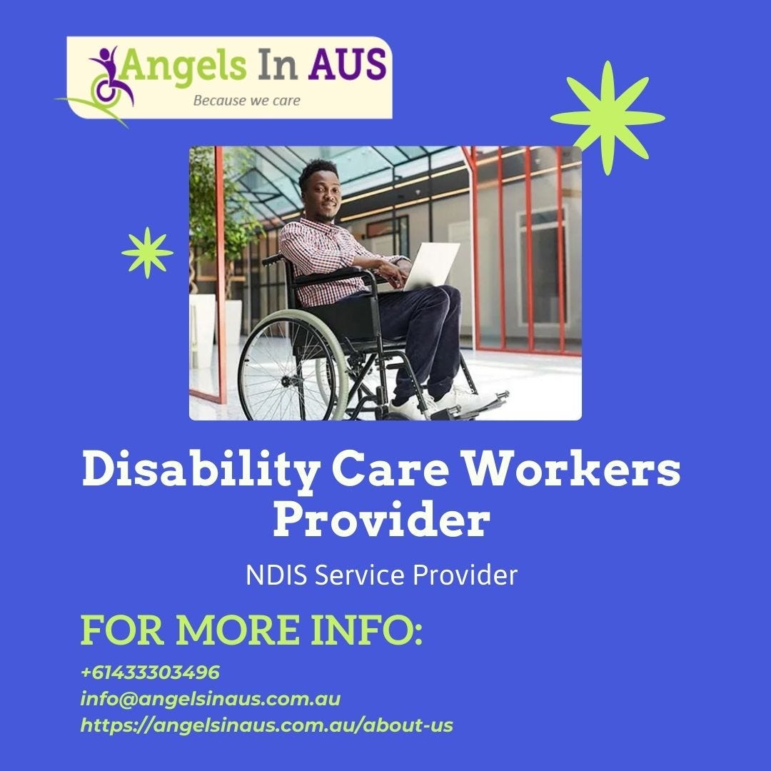 Disability Care Workers Provider - Angels in AUS - Medium