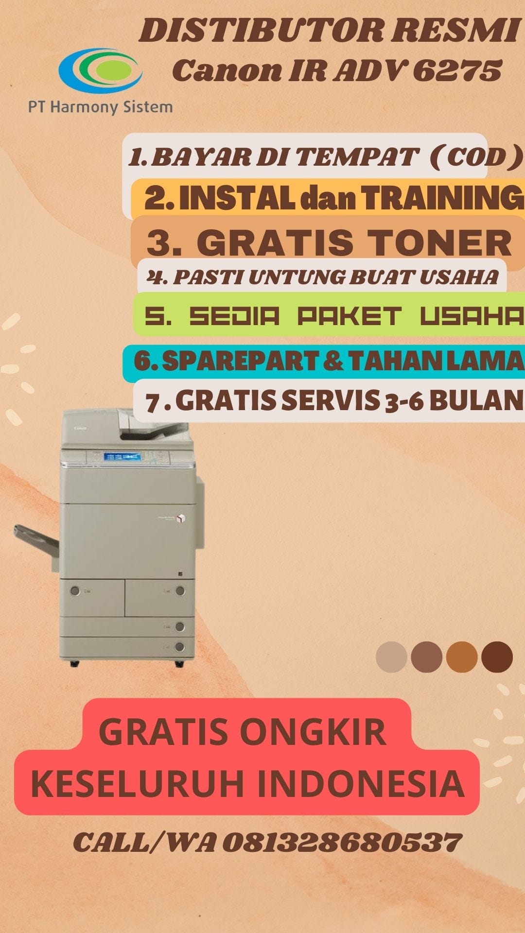 Distributor Resmi Canon IR ADV 6275 BANGIL BENDO MUNGAL PASURUAN - Distibutormesinfotocopy - Medium