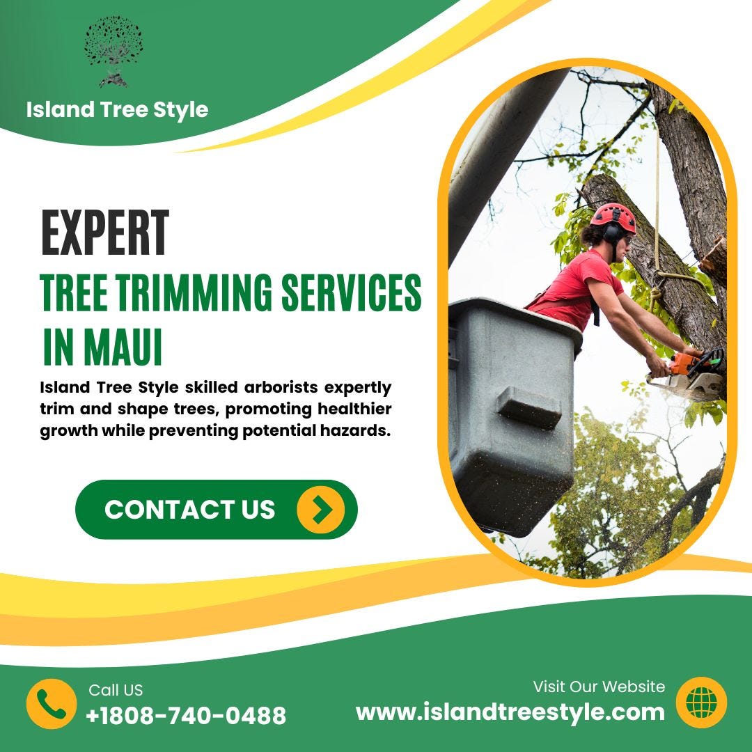 Expert Tree Trimming Services in Maui — Island Tree Style - Island Tree ...