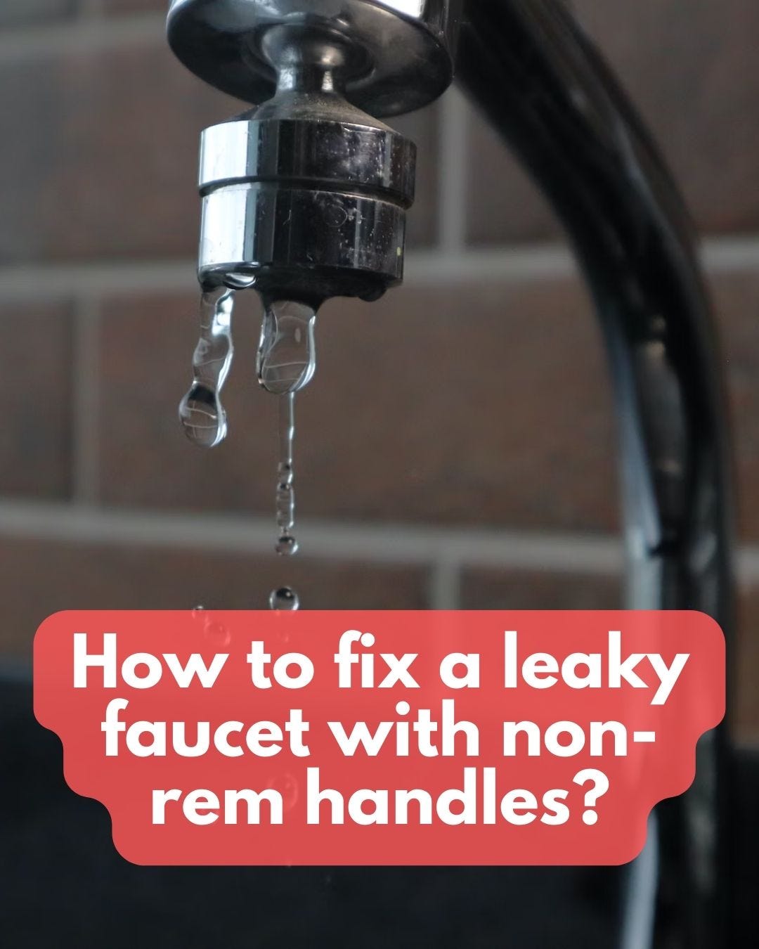 How to fix a leaky faucet with non-rem handles? - Best Reviews For ...