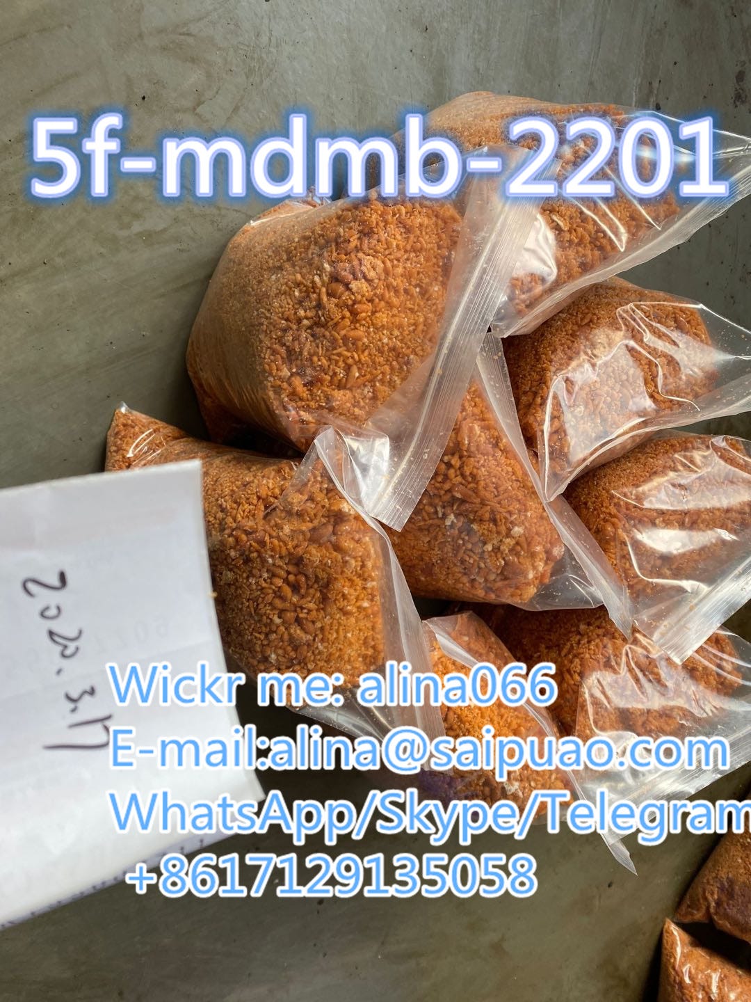 5f-mdmb2201 Synthetic Cannabinoids 5fmdmb2201 Yellow/Orange Replace ...