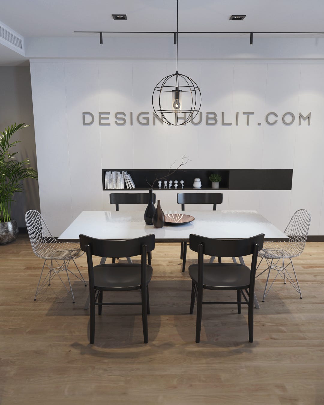 Dining Area 3D Architect visualization Rendering Concept - DESIGN ...
