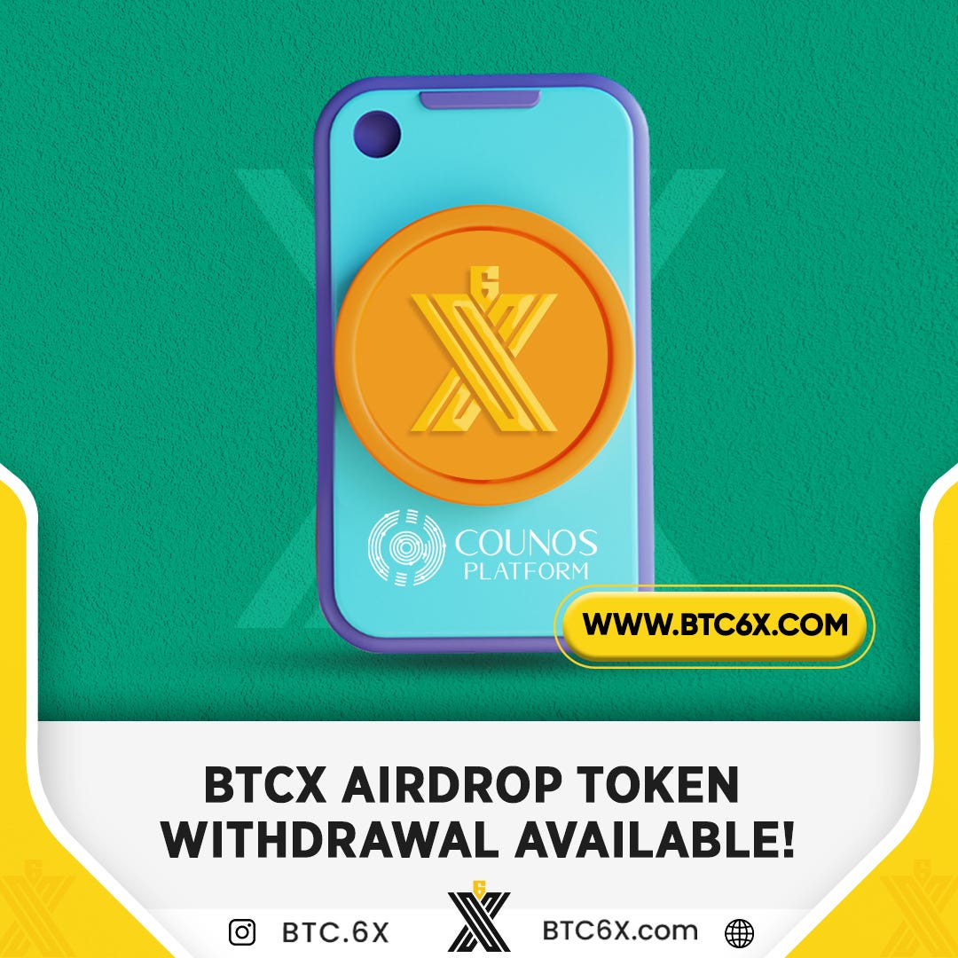 BTCX AIRDROP TOKEN WITHDRAWAL AVAILABLE! - PURCOW Exchange - Medium