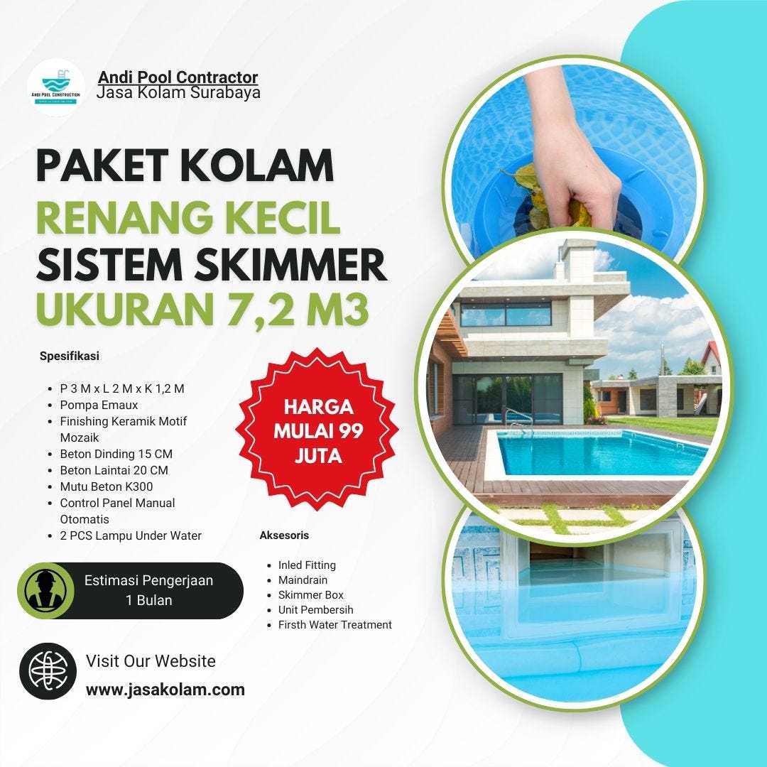 Harga Pembuatan Paket Kolam Renang di Andi Pool Jasa Kolam Surabaya ...