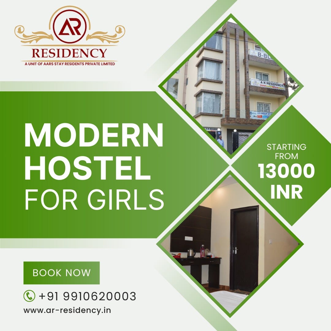 Safe and Comfortable Girls Hostel Near Knowledge Park 3 — Your Home ...