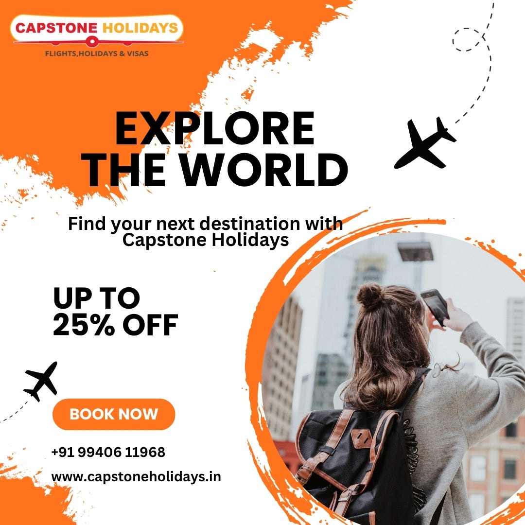 Explore the Best Travel Agency in Velachery: Capstone Holidays | by ...