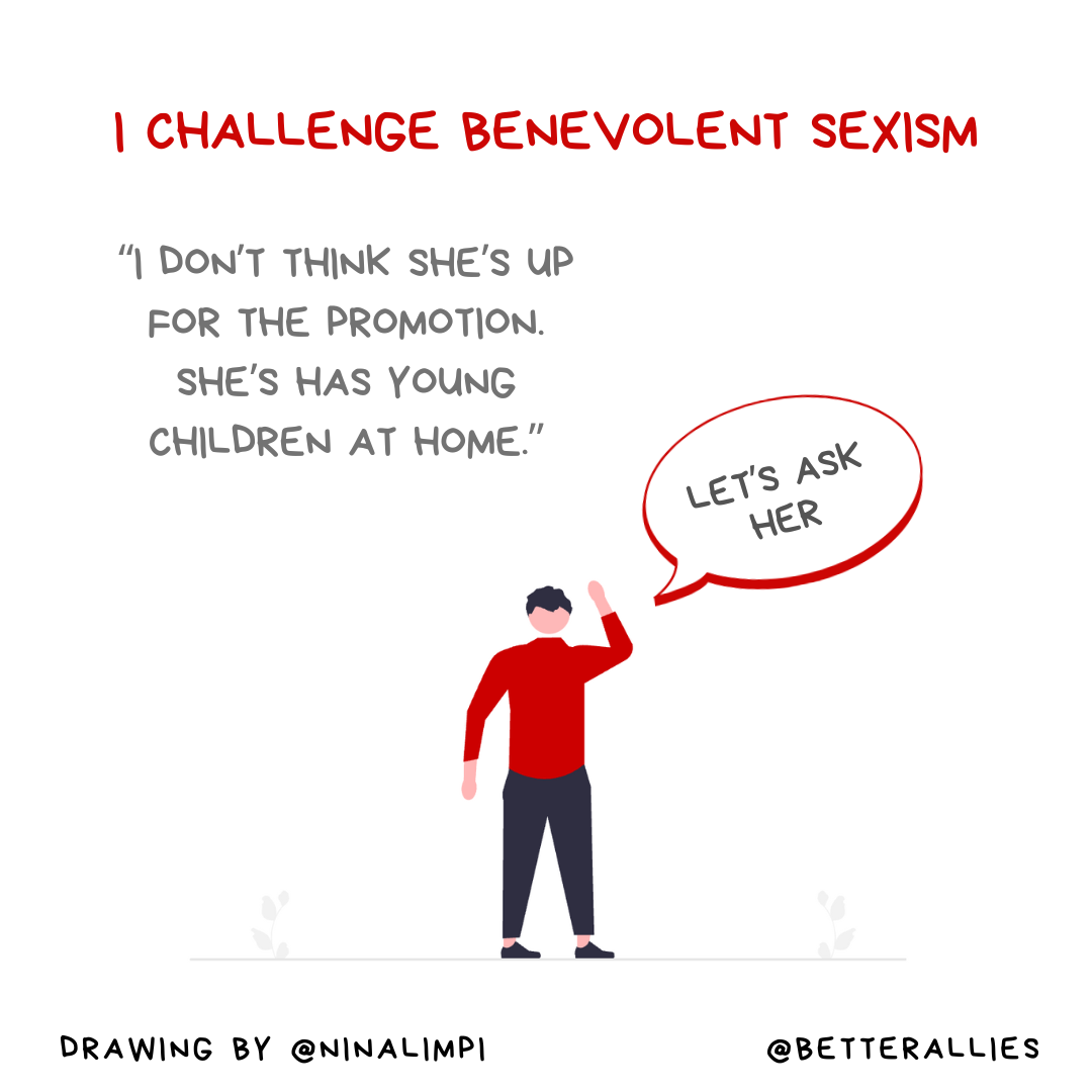 Challenge Benevolent Sexism And Other Actions For Allies By Better Allies® Mar 2025 Code