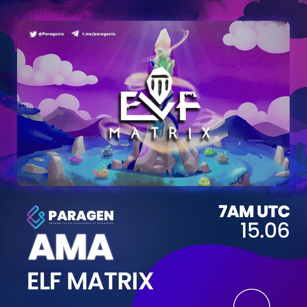 ELF MATRIX AMA ON PARAGEN - Elf Matrix - Medium