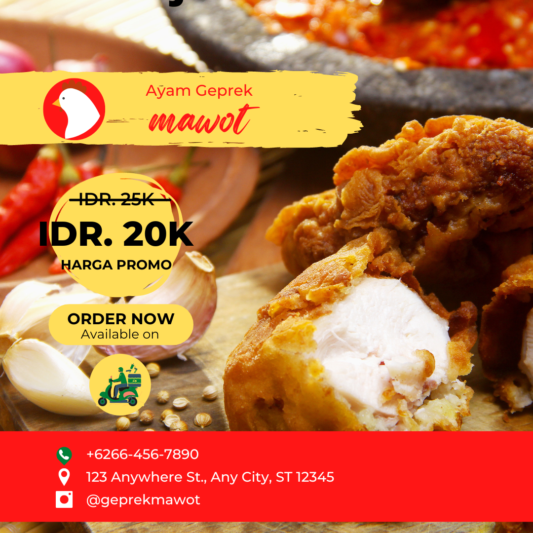 PROMO BESAR 30% !!! Call 0867–9878–0978. Ayam Geprek Mawot - Agen Ayam ...