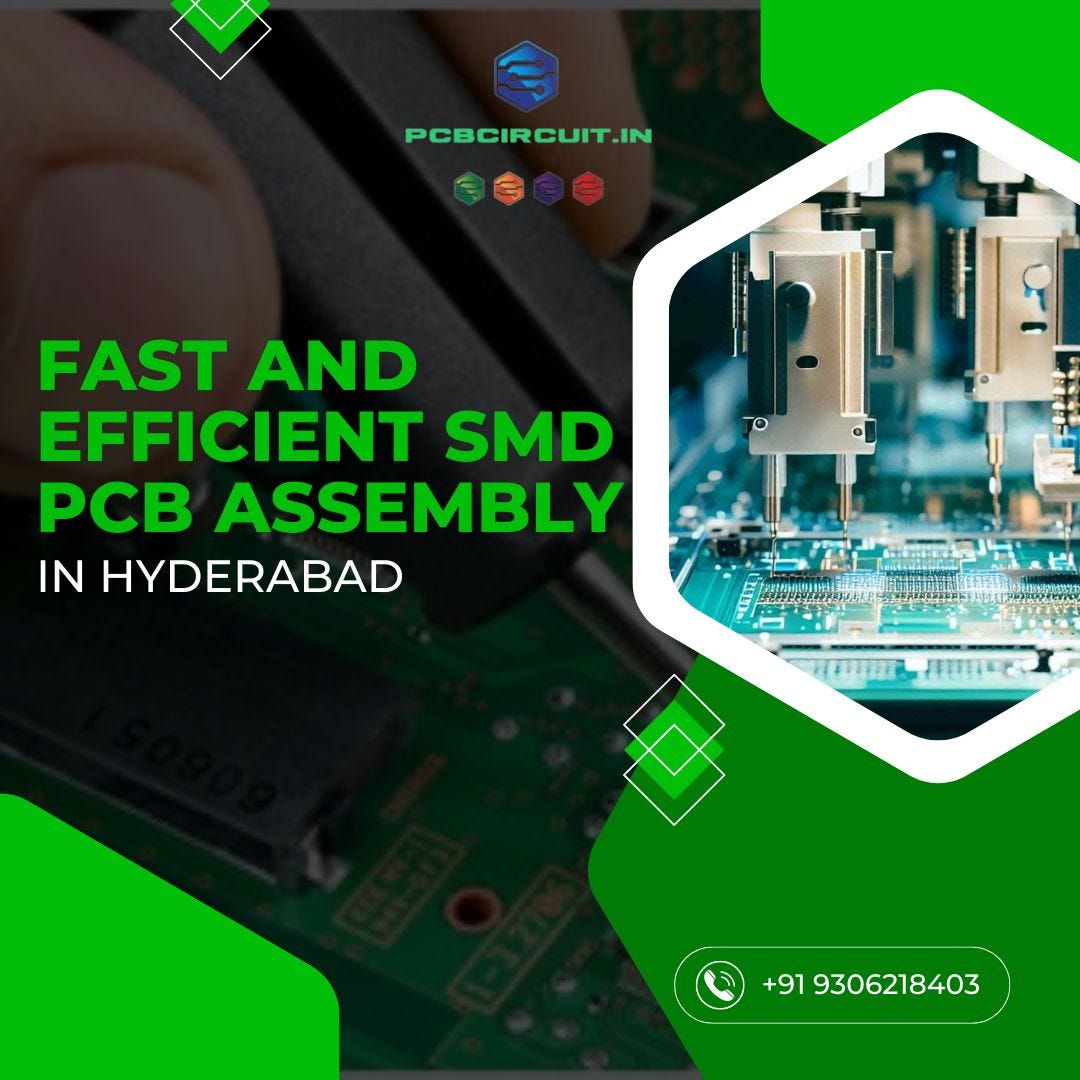 Fast and Efficient SMD PCB Assembly in Hyderabad - Pcb circuit - Medium