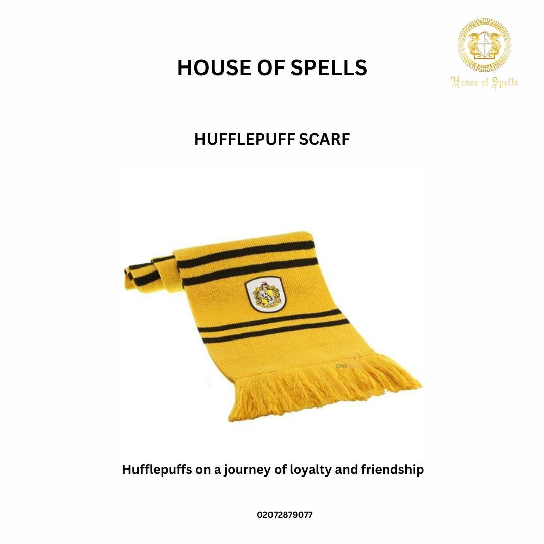 Hufflepuff Scarf | House of Spells - Houseofspells - Medium