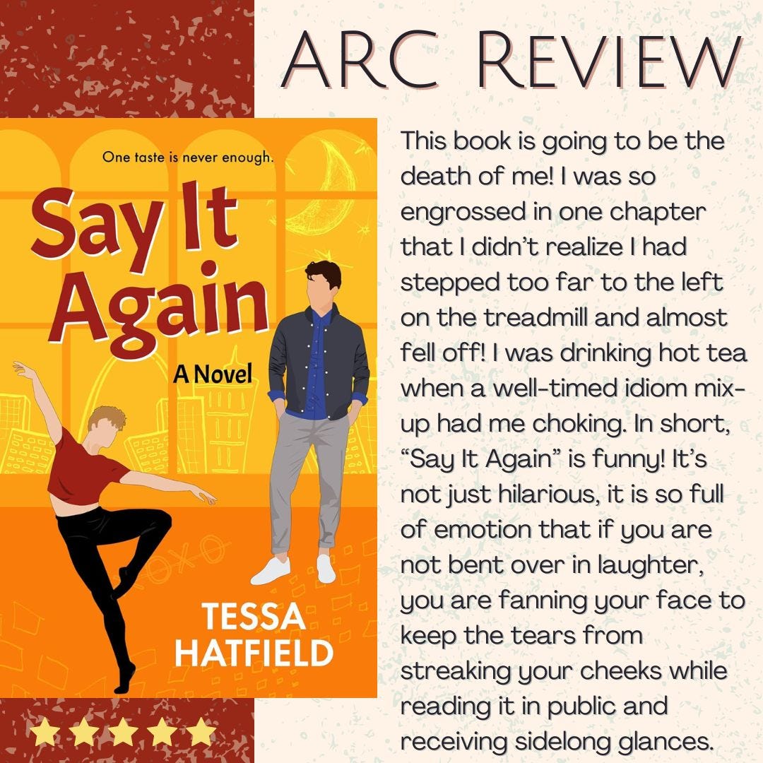 Book Review for Say It Again. This book is going to be the death of ...