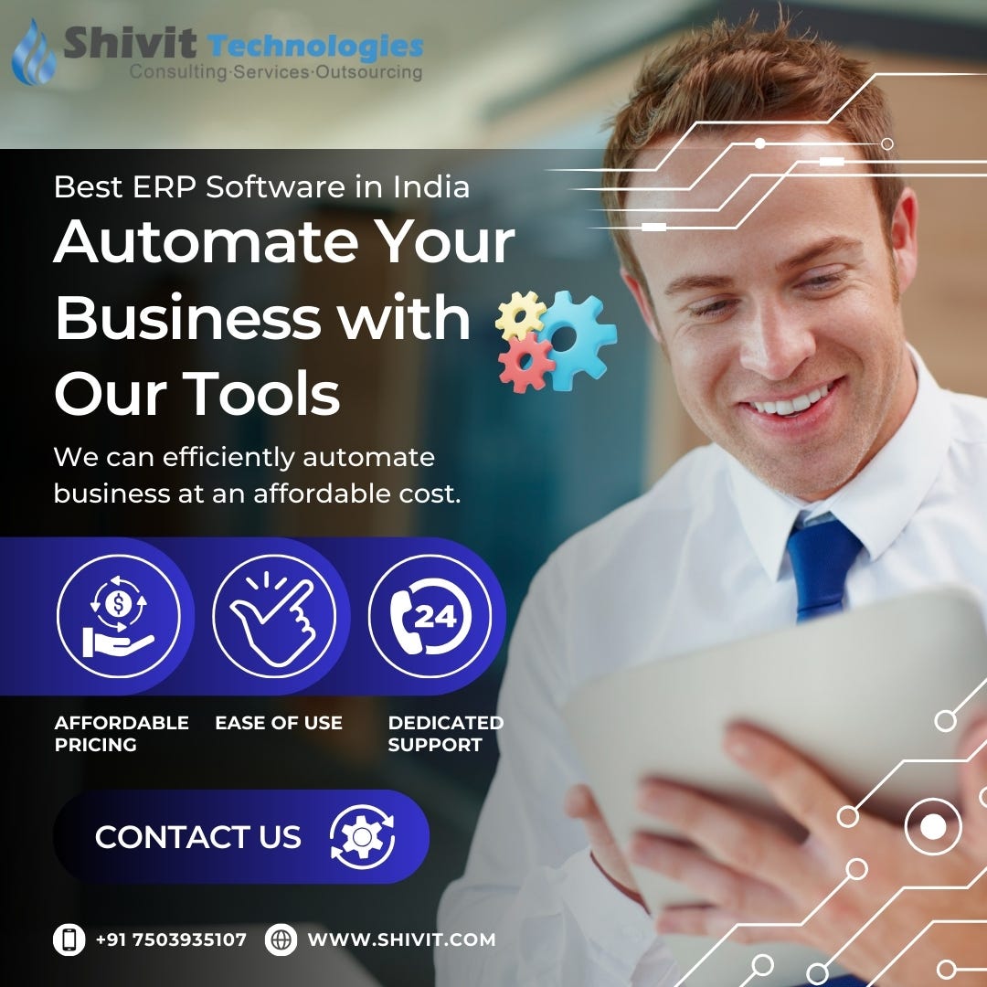 Streamline Your Business with India’s Leading ERP Solution — Shivit ERP ...