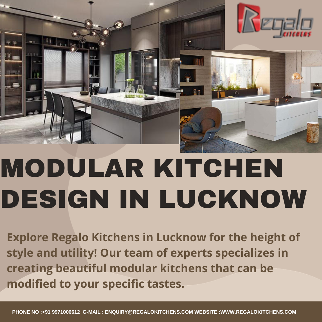 Modular Kitchen Design in Lucknow - Kitchen Design - Medium