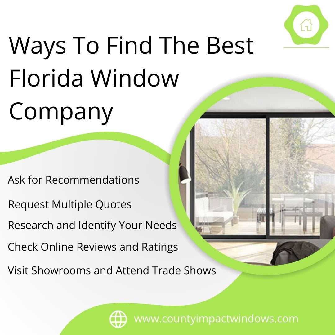 Transform Your Space with the Best Florida Window Company - County ...