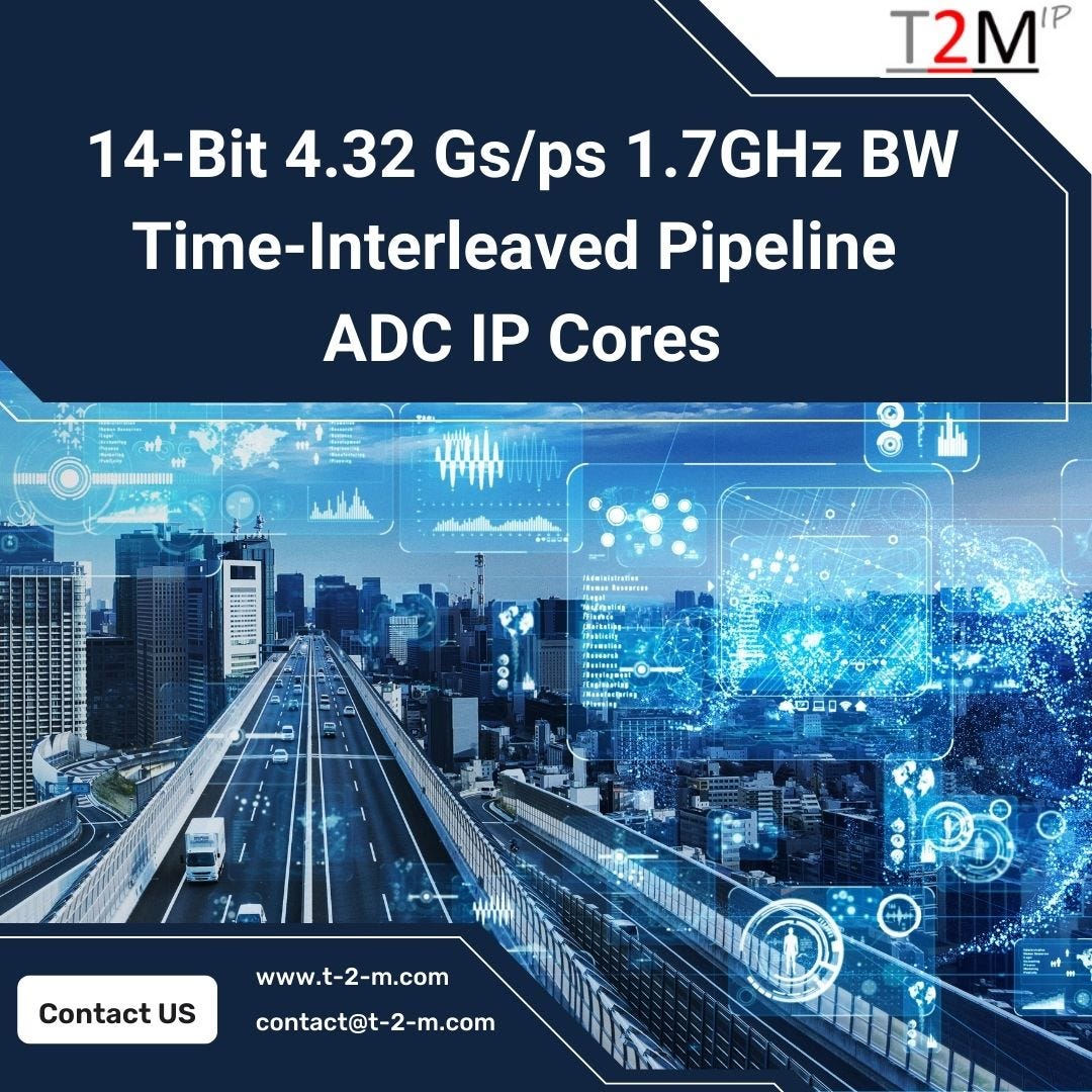 14-Bit 4.32 Gs/Ps 1.7GHz BW Time-Interleaved Pipeline ADC IP Cores | by ...