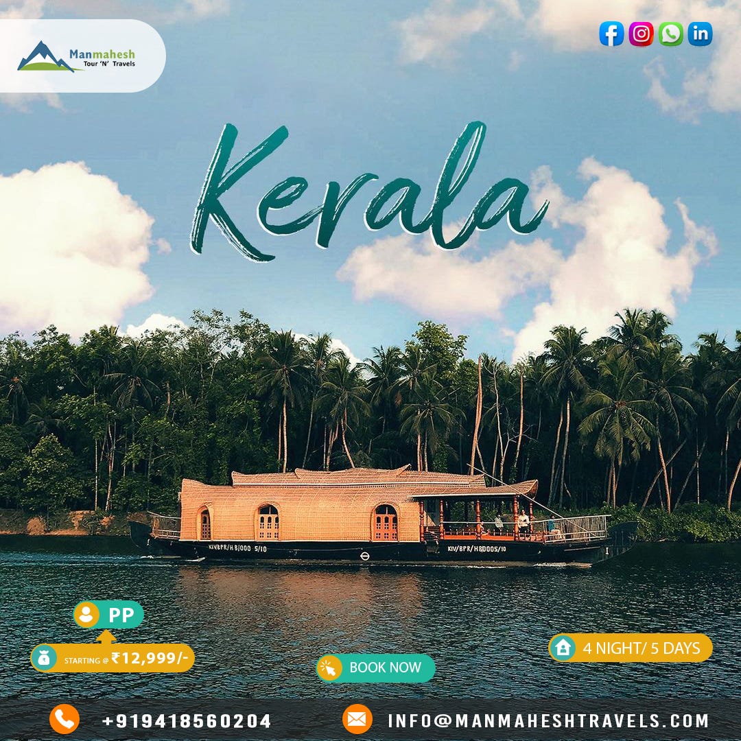 Book Kerala Tour Packages and explore major attractions in Kerala that ...