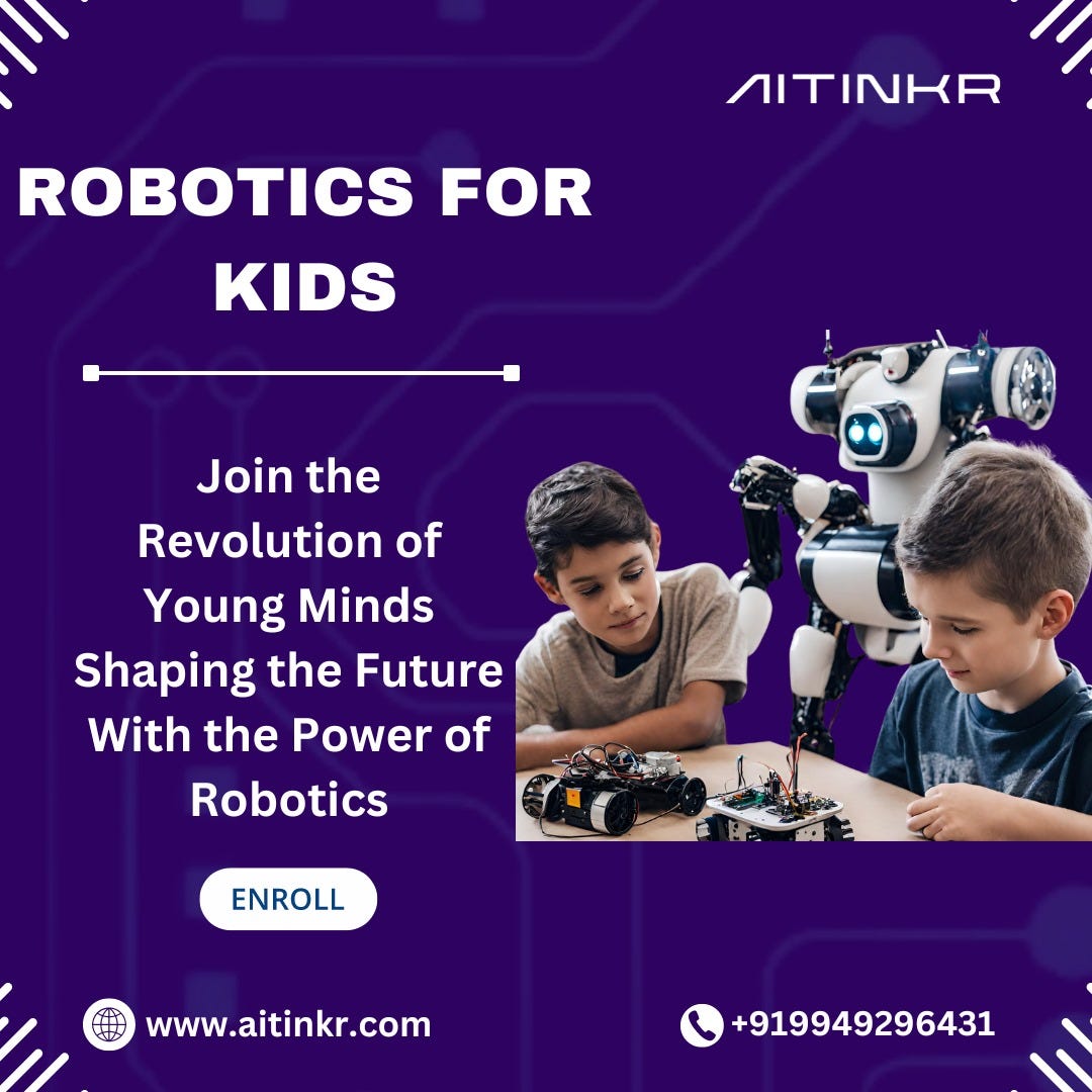 Unlocking the Future: Robotic Classes for Children | by AItinkr C | Apr ...
