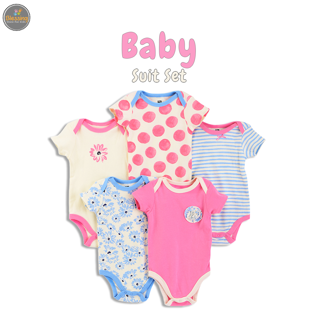 Multi Colours Baby Rompers Set. This bodysuit is created with… | by ...