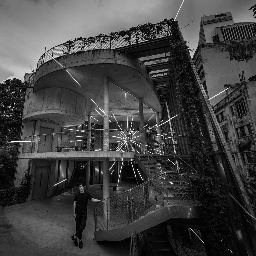The Light Installation Art by Jun Ong appearing in The Godown KL | by ...