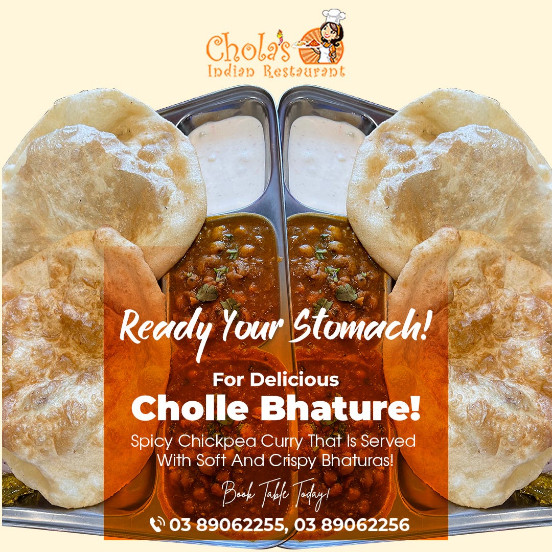 Which snack should we serve along with drinks? - Chola's Indian ...