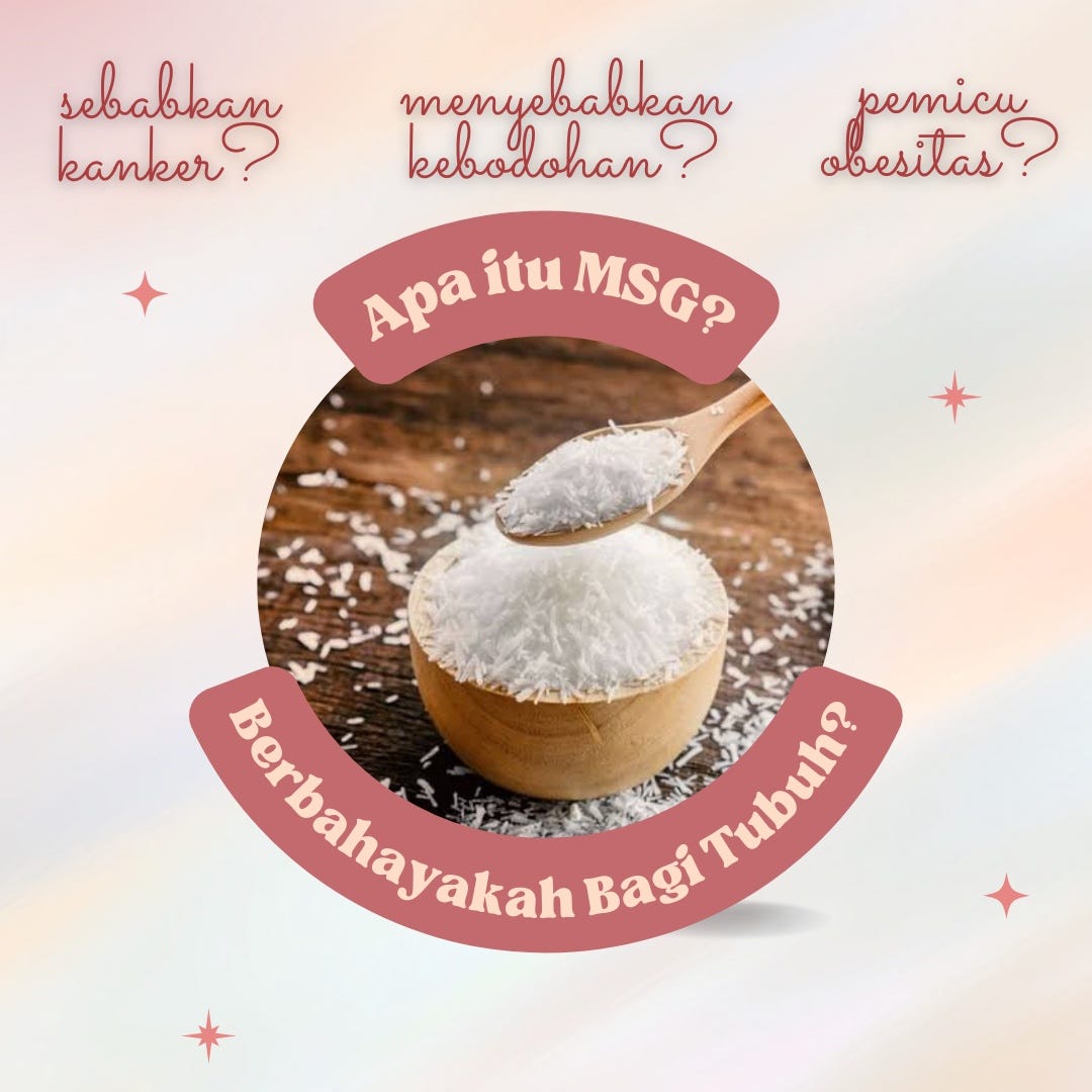 Apa itu MSG? Bahayakah Bagi Tubuh? | by Divaki Avisa | Medium