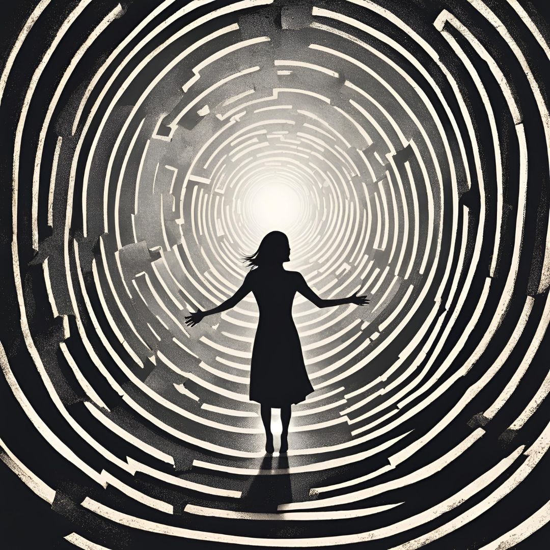 Stuck In A Maze!. Caught up in a whirlpool of fate | by Voice Vault | Know Thyself, Heal Thyself ...