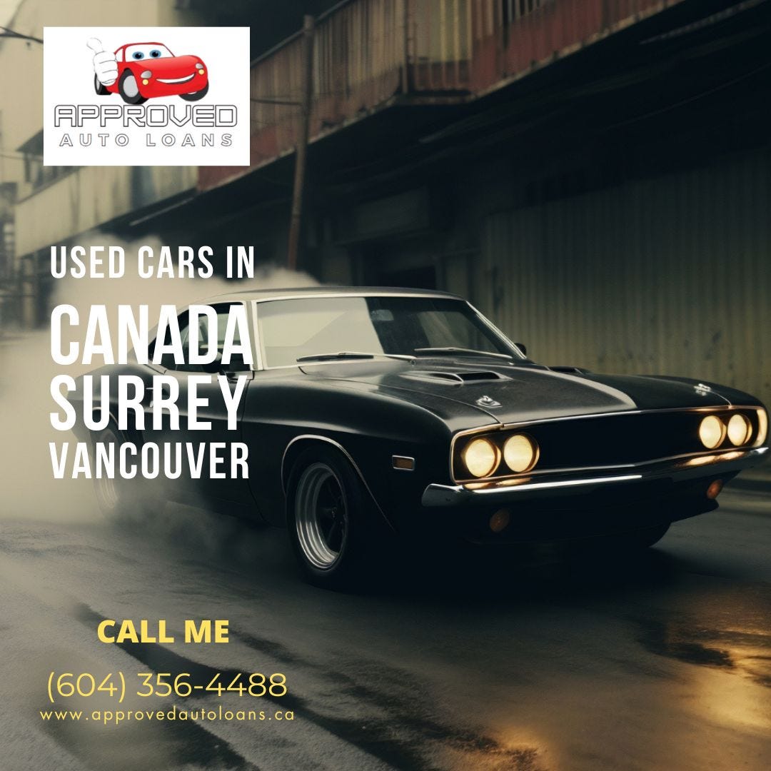 Your Ultimate Guide to Used Cars in Canada - Approvedautoloan - Medium