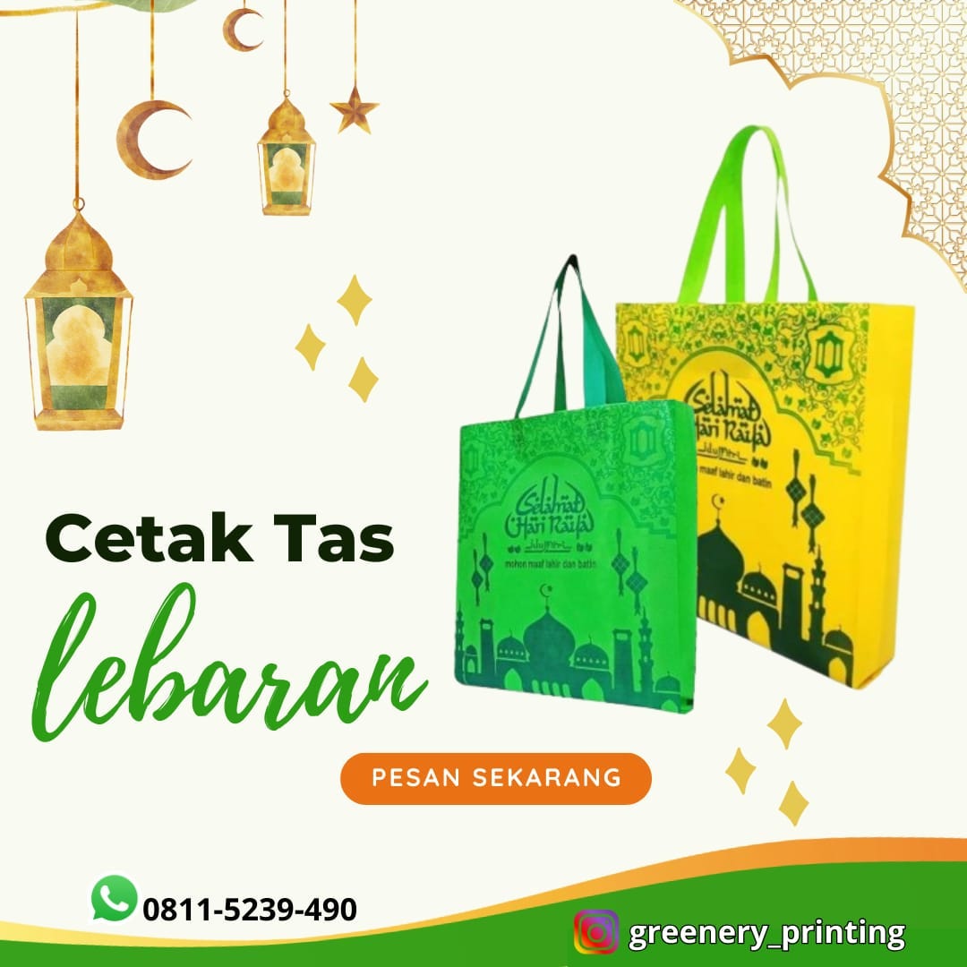 CETAK TAS LEBARAN - Jurastigreenery - Medium