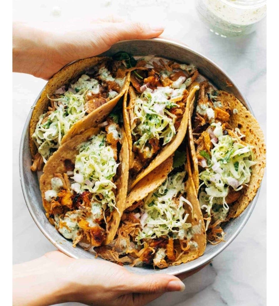 These Instant Pot Hawaiian Chicken Tacos are out of this WORLD. Juicy ...