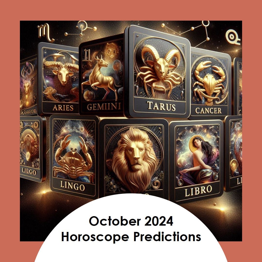 October 2024 Horoscope. Aries (March 21 — April 19) ♈… | by Shashwat ...