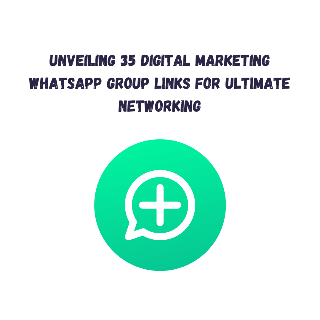 Unveiling 35 Digital Marketing Whatsapp Group Links for Ultimate Networking | by Pogoboss | Medium