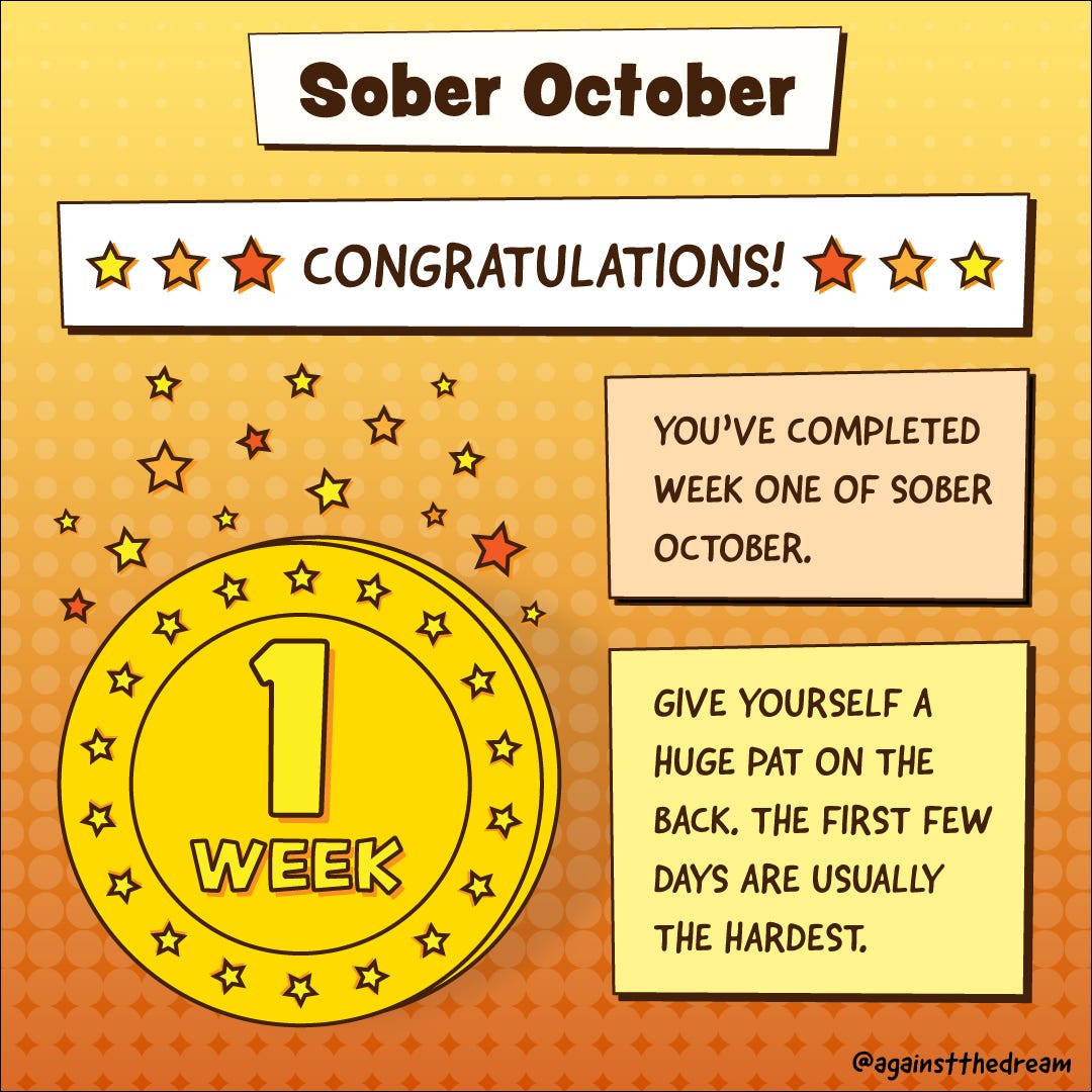 Sober October Suggestions - Alison Gee - Medium