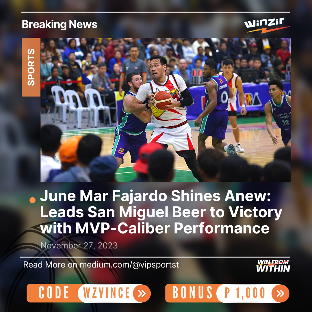 June Mar Fajardo Shines Anew: Leads San Miguel Beer to Victory with MVP ...
