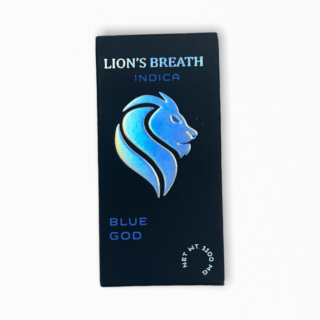 Lion’s Breath FULL GRAM Cartridge — Blue God [Indica] - Winstonsmith ...